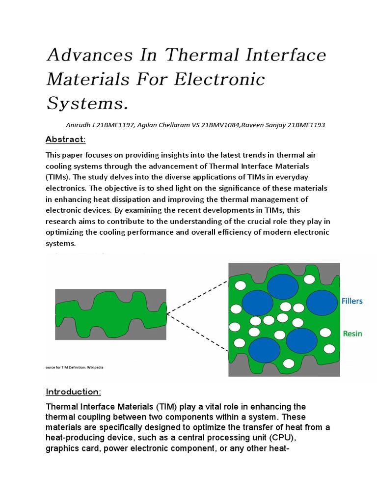 Thermal Project 21BMV1084&21BME1197-2 | PDF | Heat Transfer | Laptop
