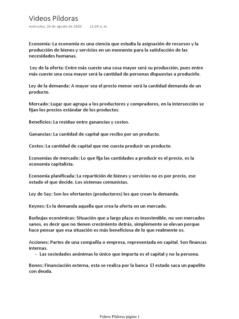 Videos Píldoras | PDF