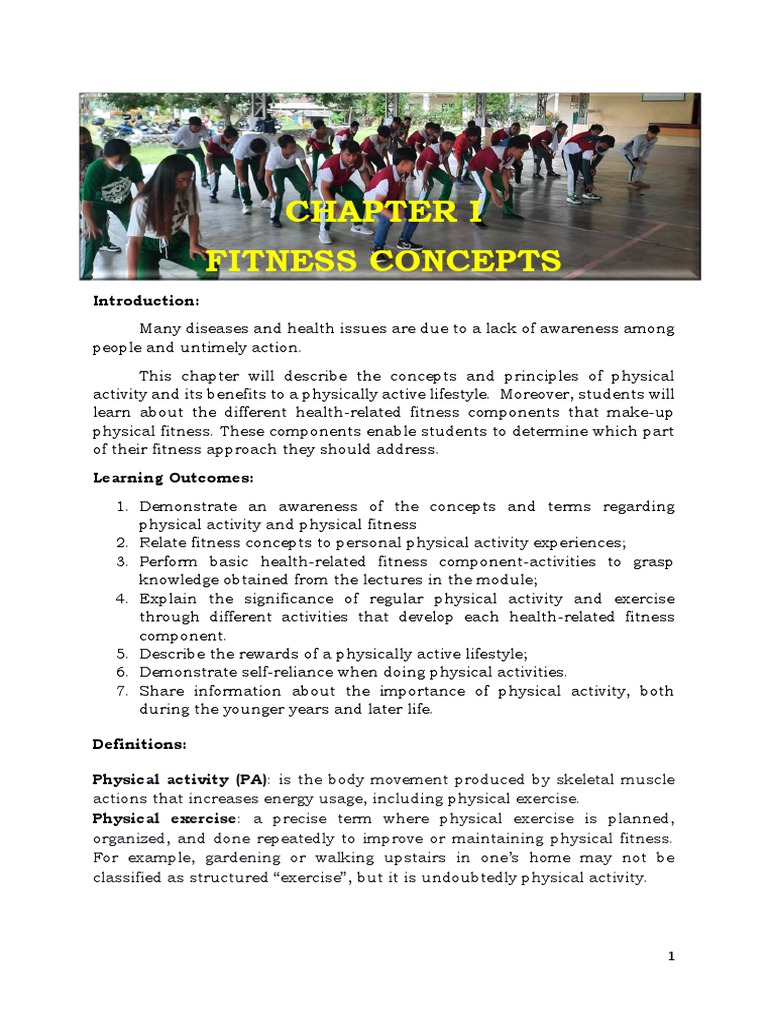 Chapter 1.lesson 1 | PDF | Physical Fitness | Clinical Medicine
