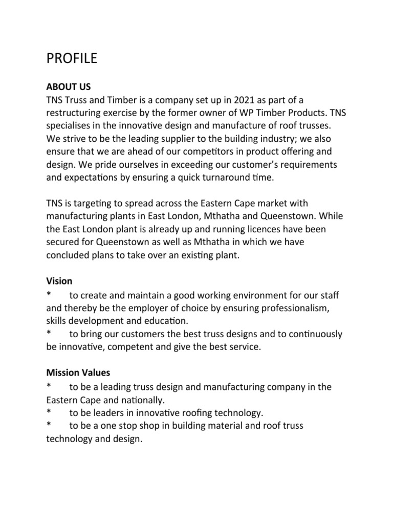 Profile Draft 2 | PDF