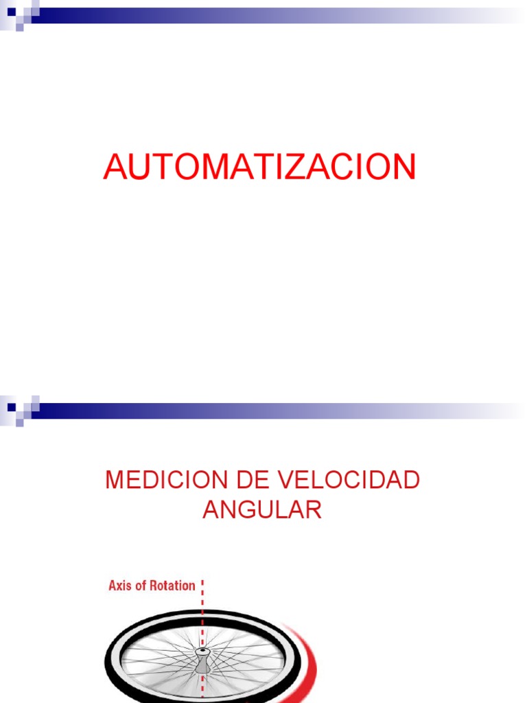 Medicion de Velocidad Angular | PDF | Velocidad | Física