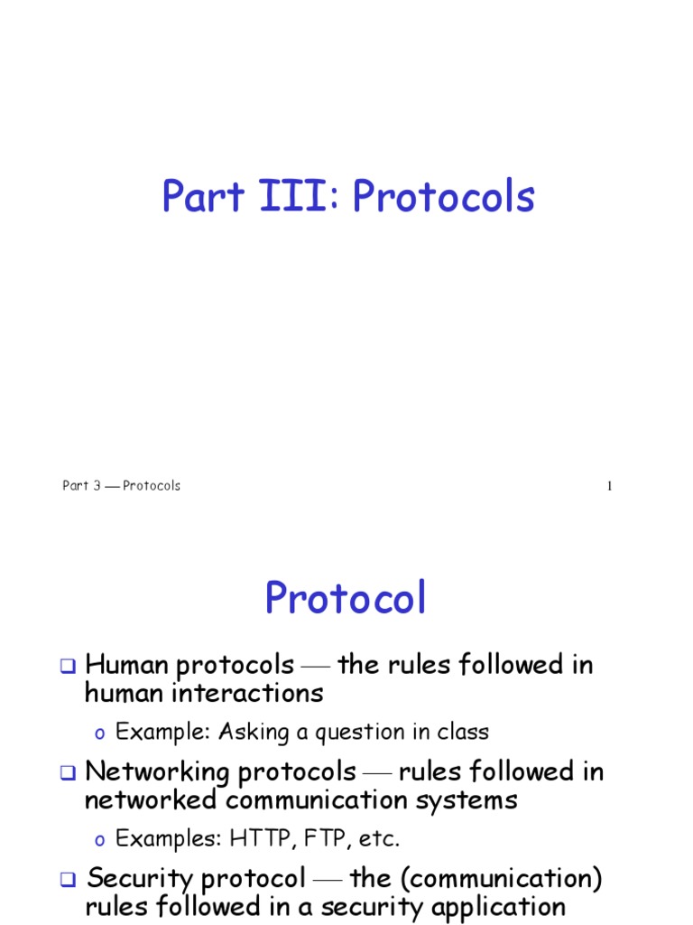 3 Protocols | PDF | Transport Layer Security | Internet Protocols
