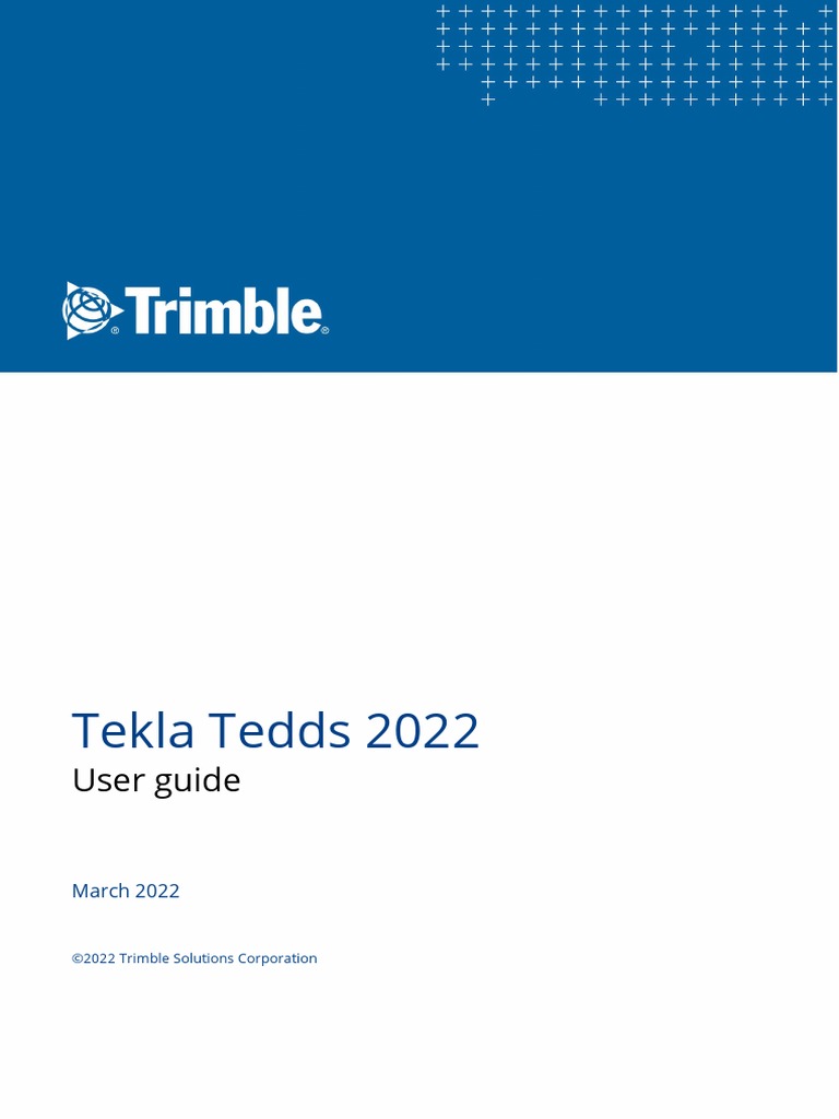 Tekla Tedds 2022 User Guide | PDF | Microsoft Word | Microsoft Excel