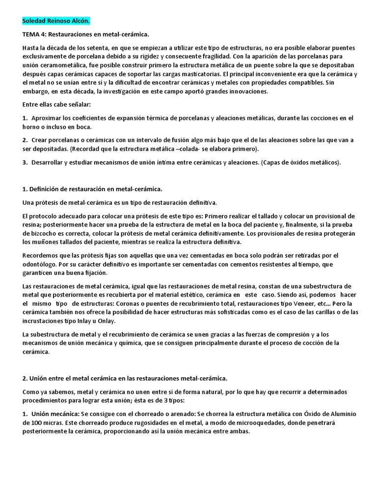 Tema 4 | PDF | Cerámica | Fractura