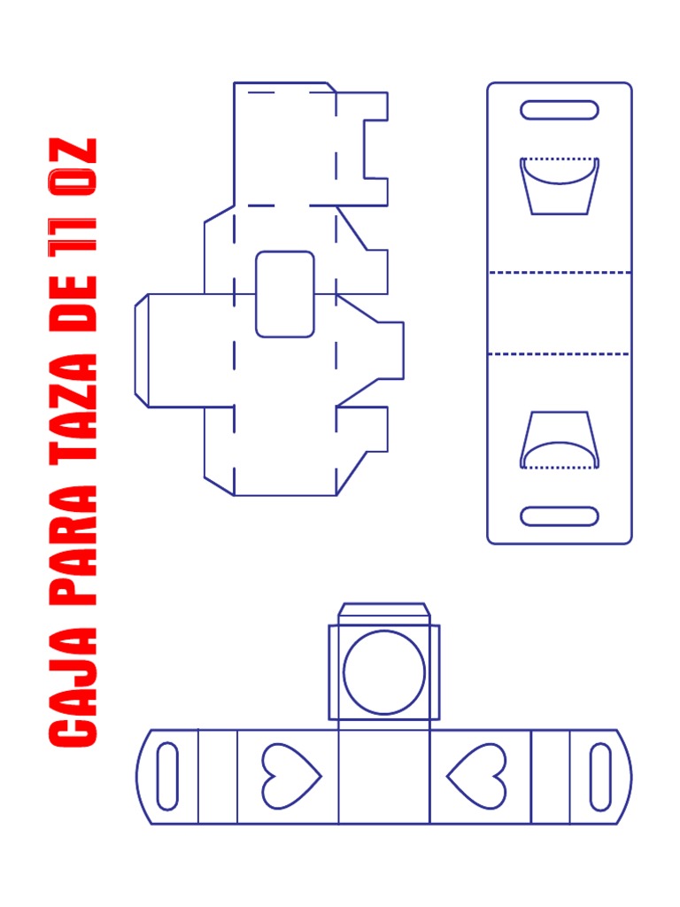 Caja Para Tazas 11 Oz 1 Pdf