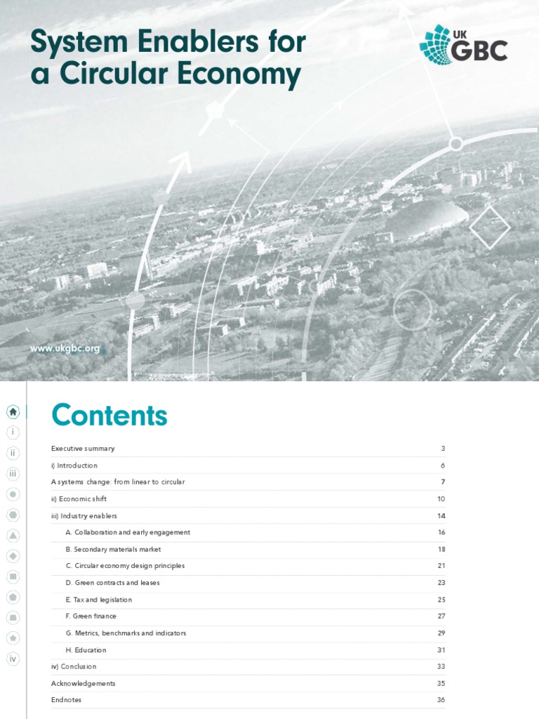 Circular Economy System Enablers Report | PDF | Economic Growth | Economies