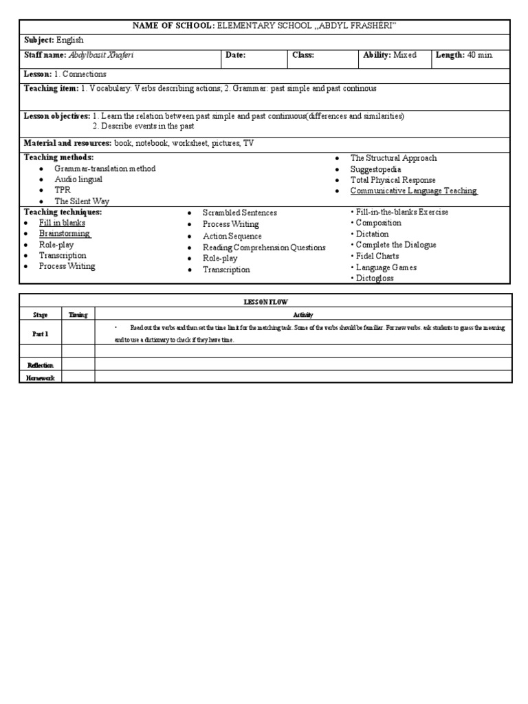 Pergatitje Ditore - 8 | PDF | Language Education | Behavior Modification