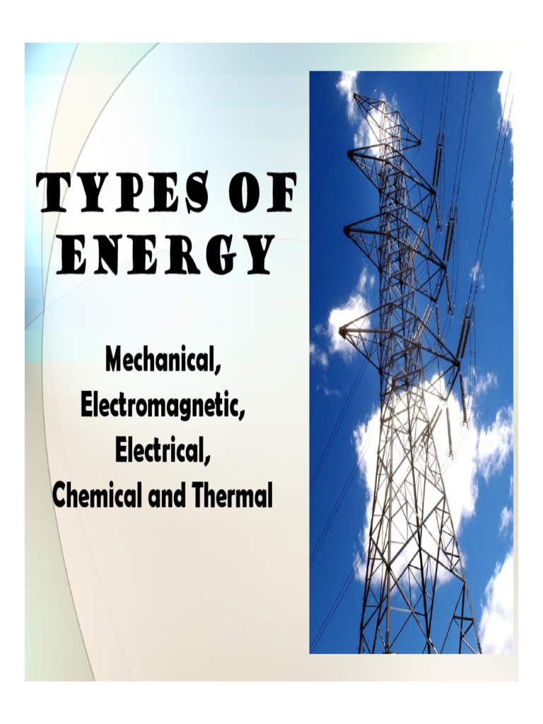 1.2 0708 - Types - of - Energy | PDF | Electromagnetic Radiation ...