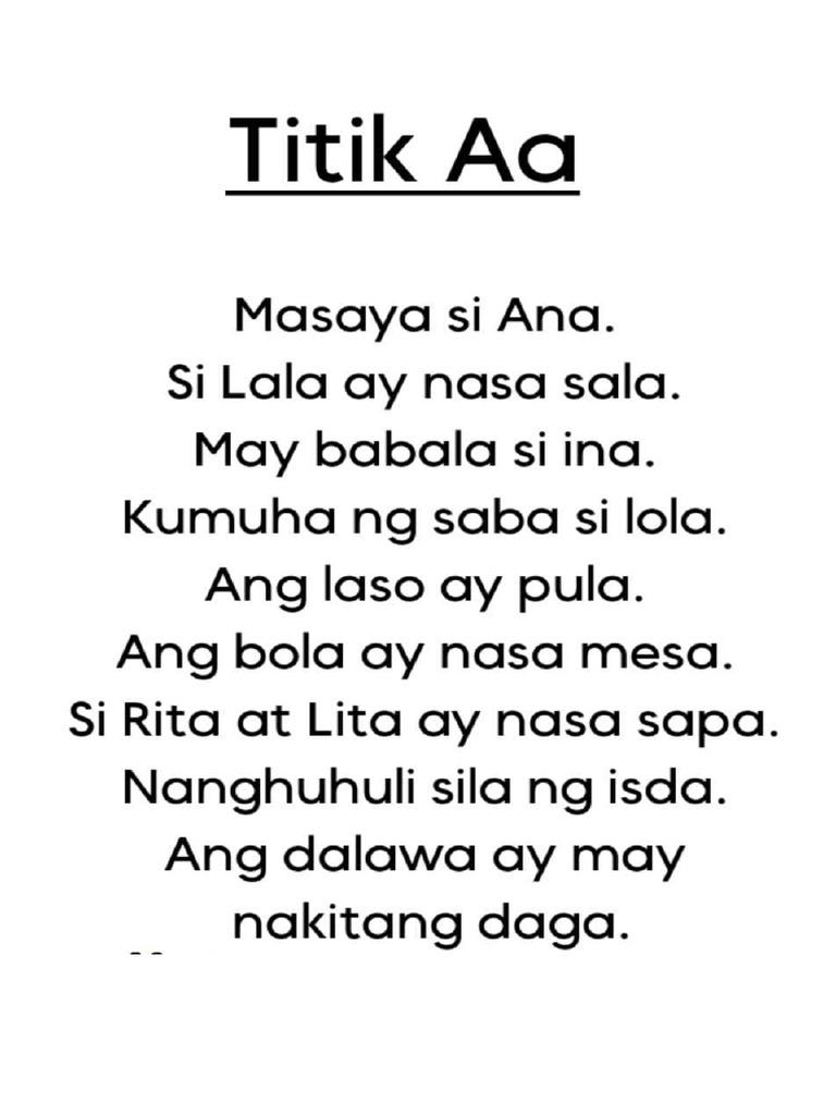 Basahon NG Story | PDF