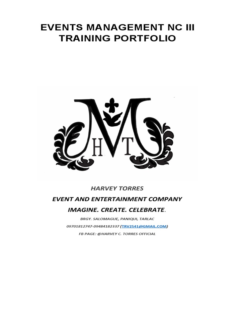 Events Management NC Iii | PDF