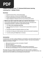 Sample Writing-C1 - Advanced-Cambridge Assessment - Tasksheet | PDF ...
