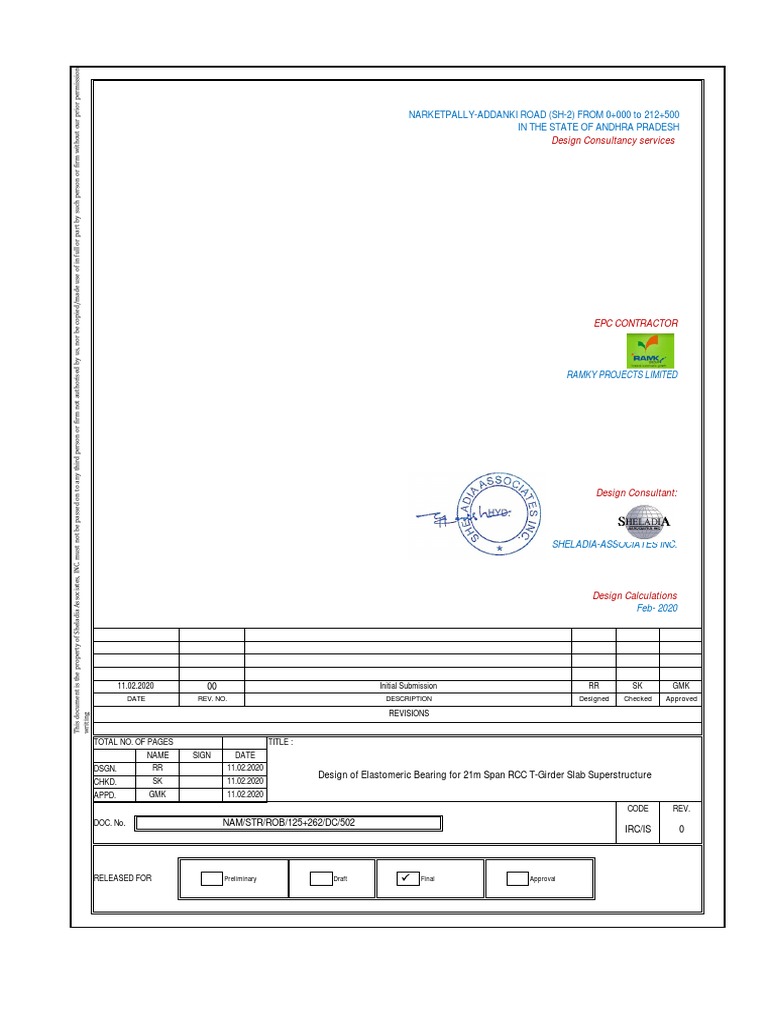 Nam STR Rob 125+262 DC 502 | PDF | Civil Engineering | Structural ...
