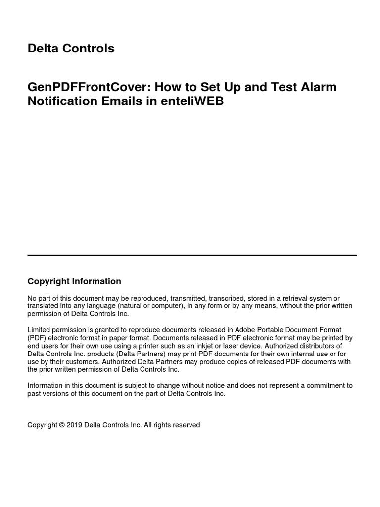 EnteliWEB Email Set Up | PDF | Email Address | Information Technology