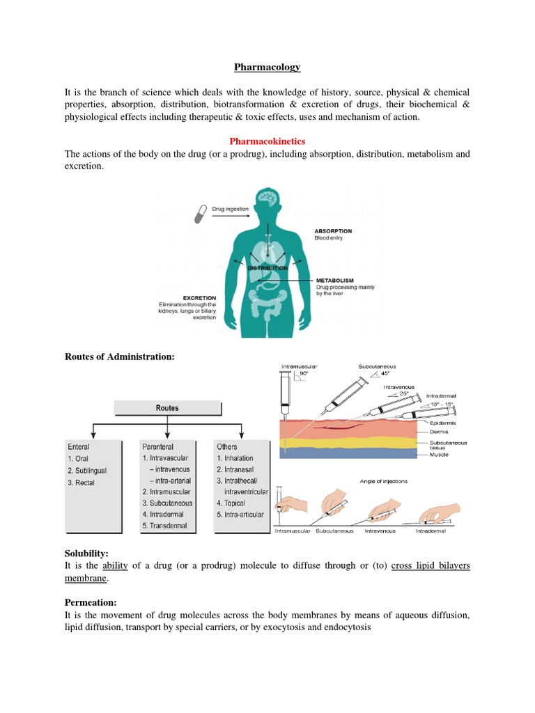 Basic Concepts of Pharmacology | PDF