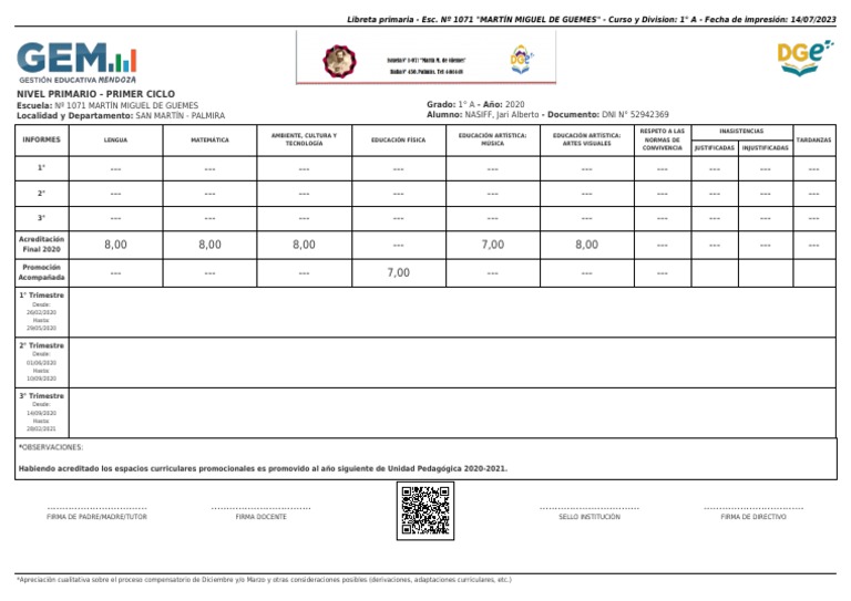 Libreta Primaria | Descargar gratis PDF | Aprendizaje