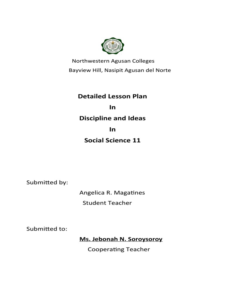 Lesson Plan Sample Format | PDF