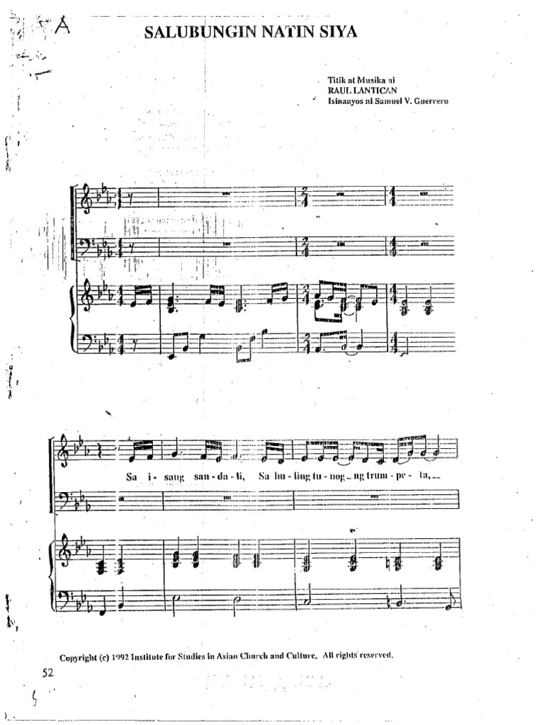 Salubungin Natin Siya | PDF