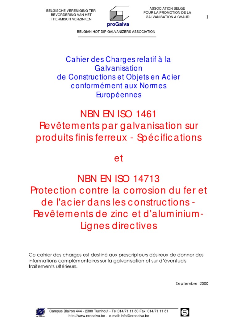 ISO 1461 Ion | PDF | Soudage | Construction