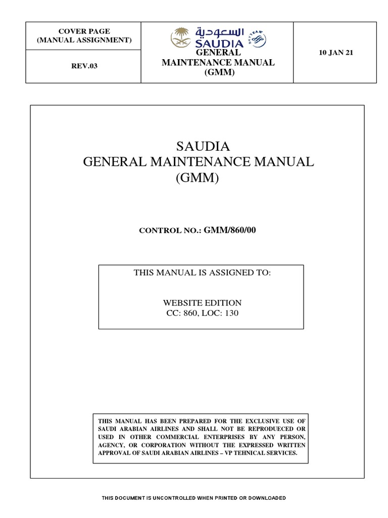 GMM (Rev.03TR.01 Dated 05 Aug 21) | PDF | Flight Recorder | Aeronautics