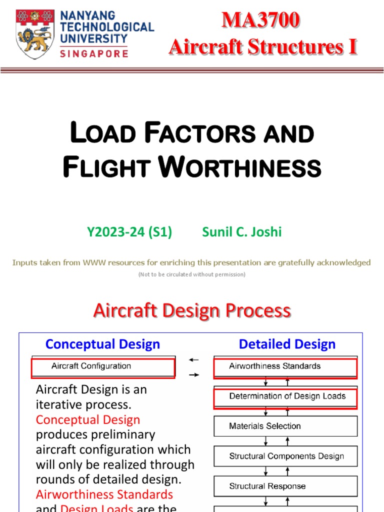 SCJ-MA3700-A3-Loads - (Week 2) | PDF | Aircraft | Lift (Force)