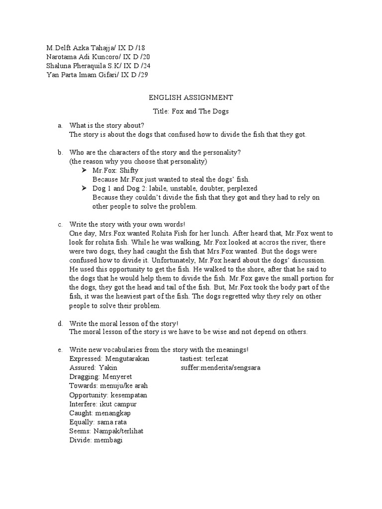 English Assignment | PDF