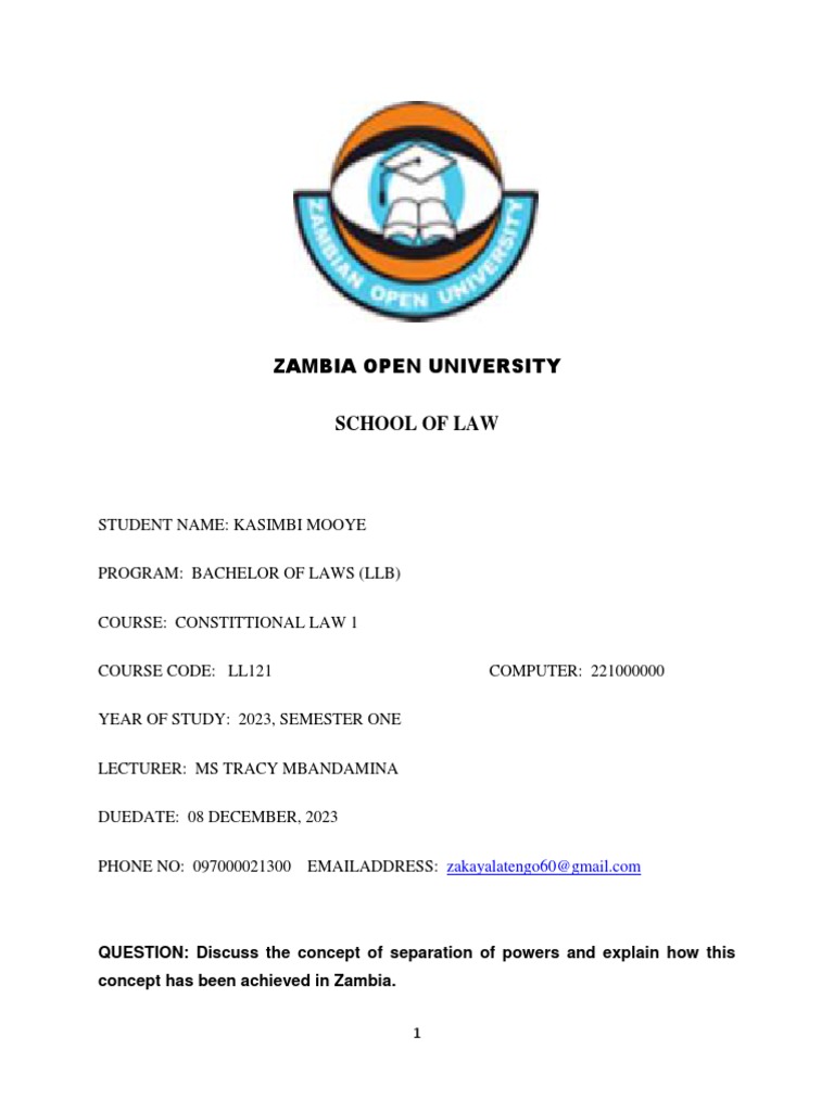 Sample Student Assignment | PDF