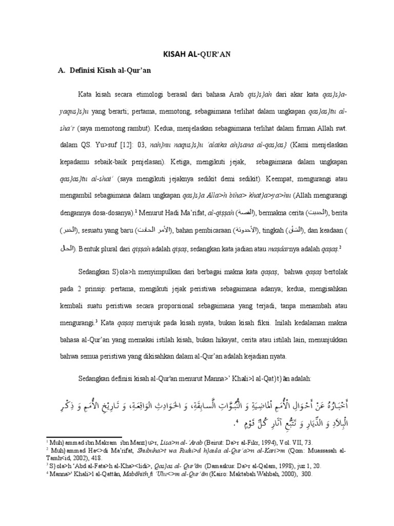 Kisah Al-Qur'an | PDF