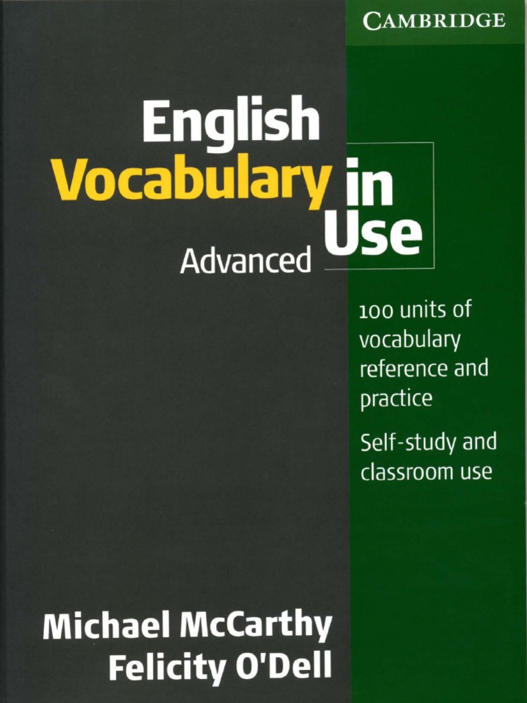 Cambridge - English Vocabulary in Use - Advanced | PDF