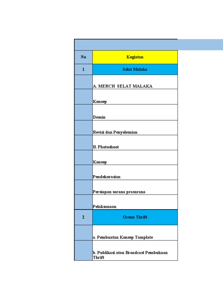 Rencana Kerja Desain Produk HIMATEKLA | PDF