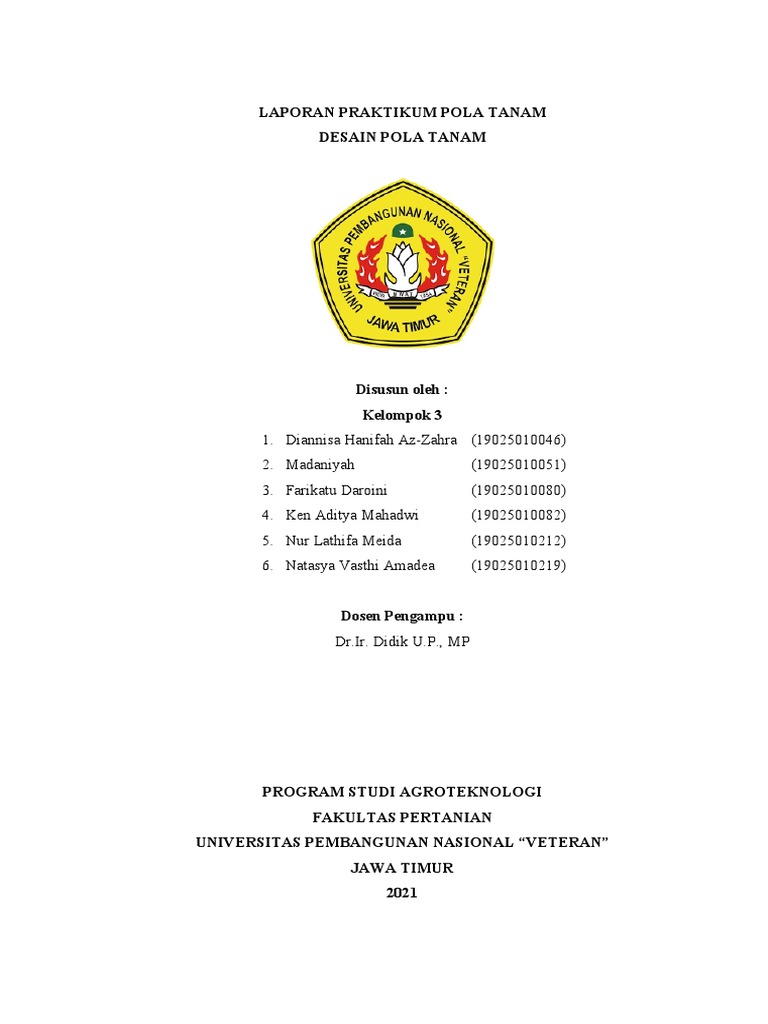 Desain Pola Tanam Monokultur dan Polikultur | PDF
