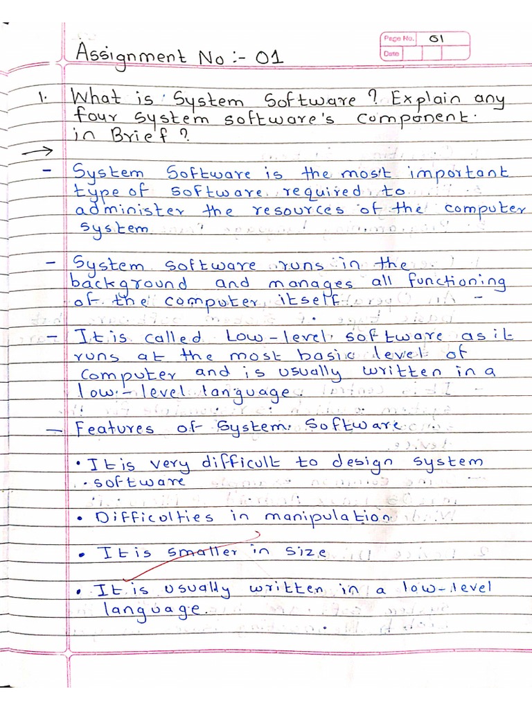 SPOS Theory Assignment 1 | PDF