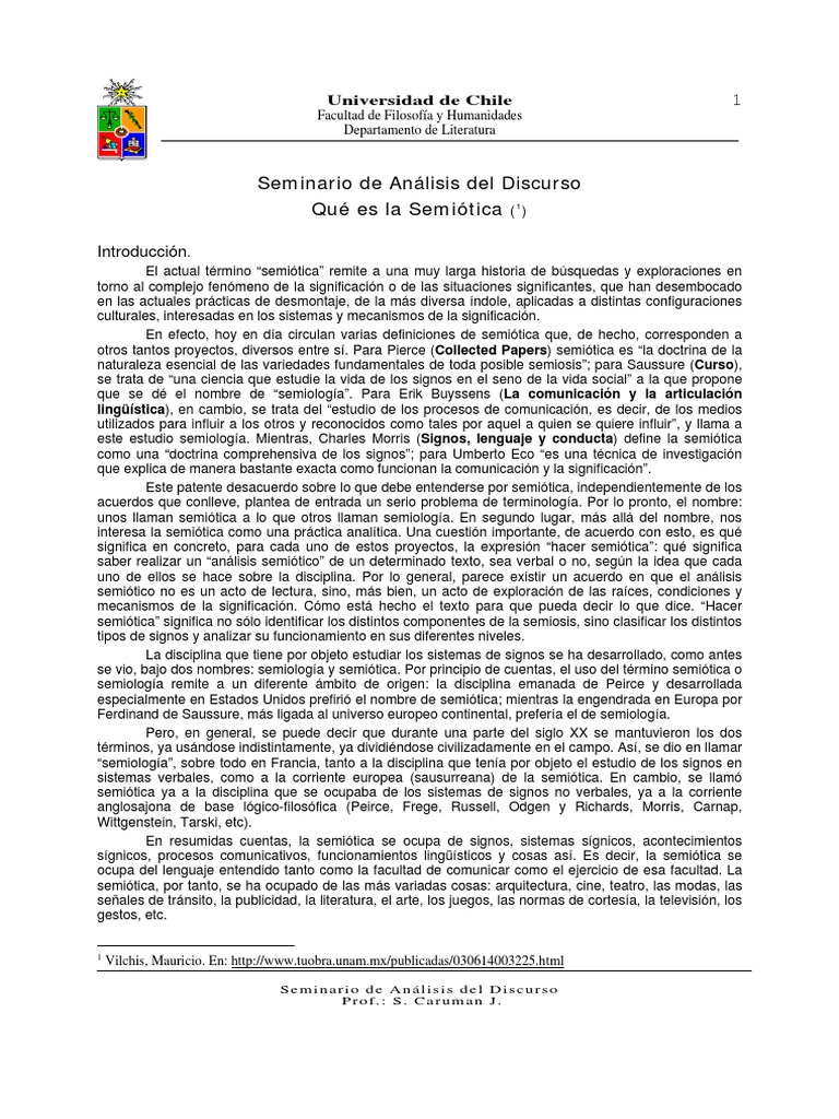 Qu Es La Semi Tica | PDF | Semiótica | Comunicación