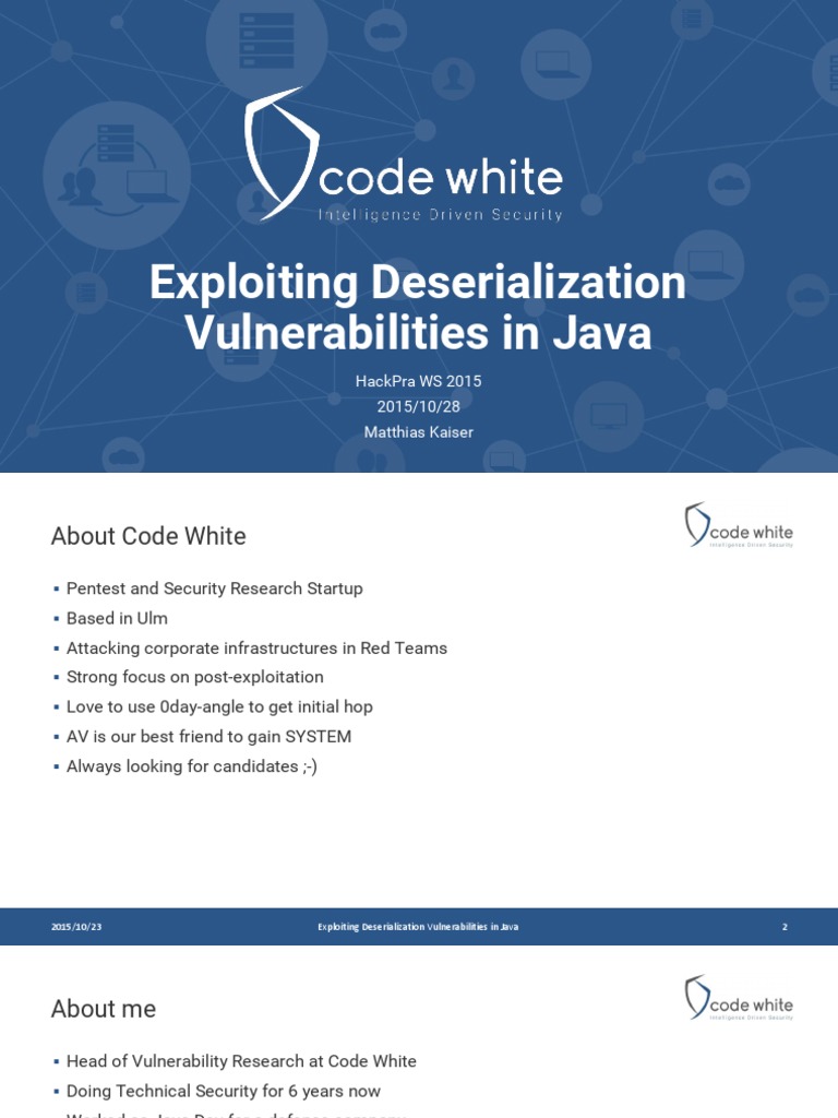 Exploiting Deserialization Vulnerabilities in Java | PDF