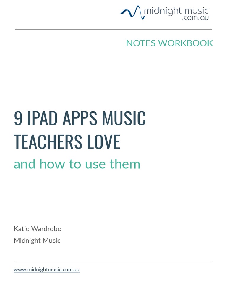 9 Ipad Apps Music Teachers Love Midnight Music | PDF