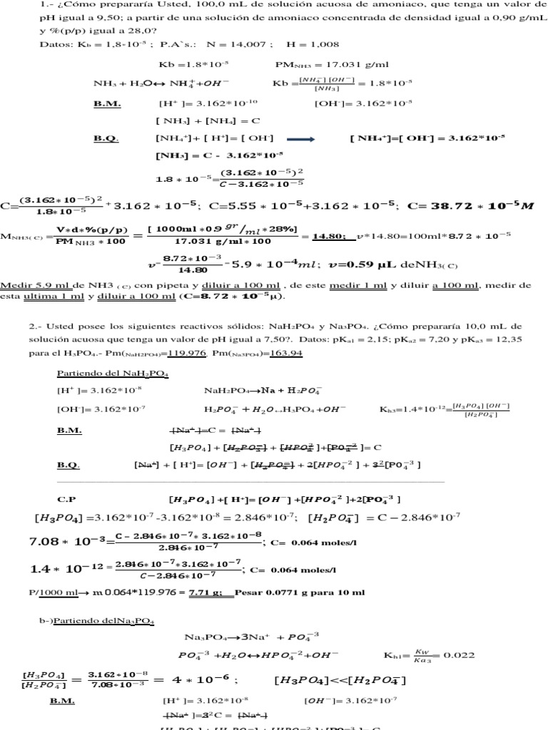 Tema III Problemas | PDF