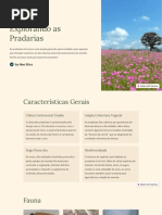 Características de Pradarias e Estepes | PDF | Pradaria | Vegetação