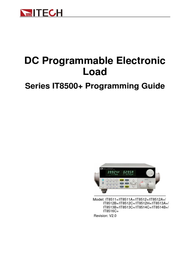 IT8500plus Programming Guide-EN - SCPI | PDF | Electromagnetic ... IT8500plus Programming Guide-EN - SCPI | PDF | Electromagnetic ...