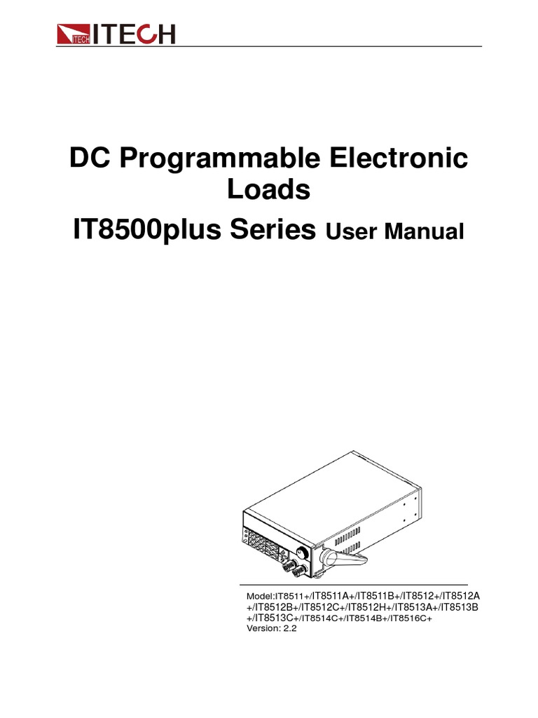 User Manual It8500 Programmable Dc Electronic Load En Download Free Pdf Power Supply