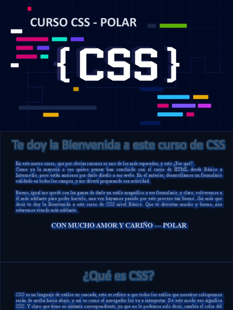 Curso CSS | Descargar gratis PDF | HTML | Informática