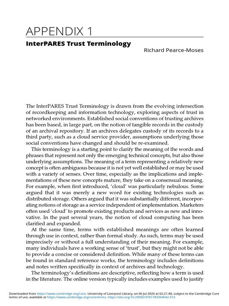 APPENDIX 1 Pearce Moses2018 | PDF | Cloud Computing | Denial Of Service Attack