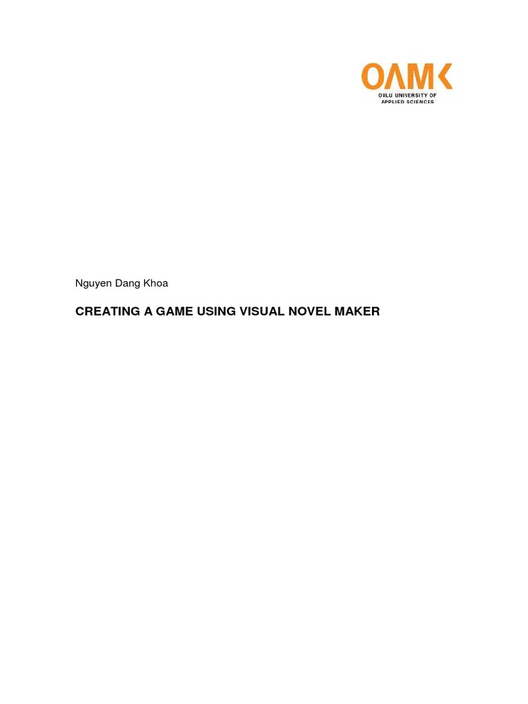 Nguyen Dang Khoa | PDF | Animation | Scripting Language