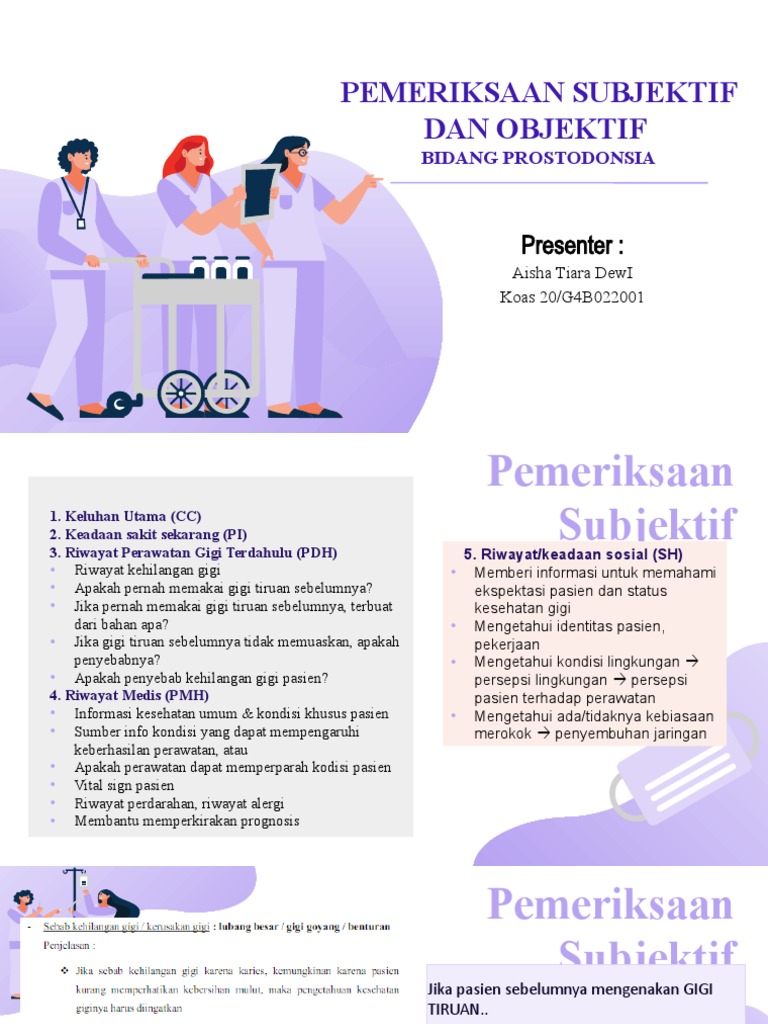 Pemeriksaan Subjektif-Objektif Prosto | PDF | Pengembangan Diri ...