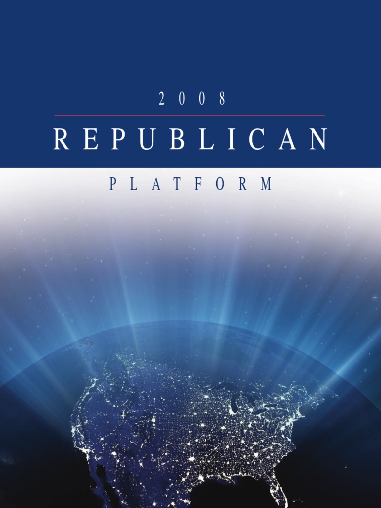08 Republican Platform | PDF | United States Department Of Veterans ...