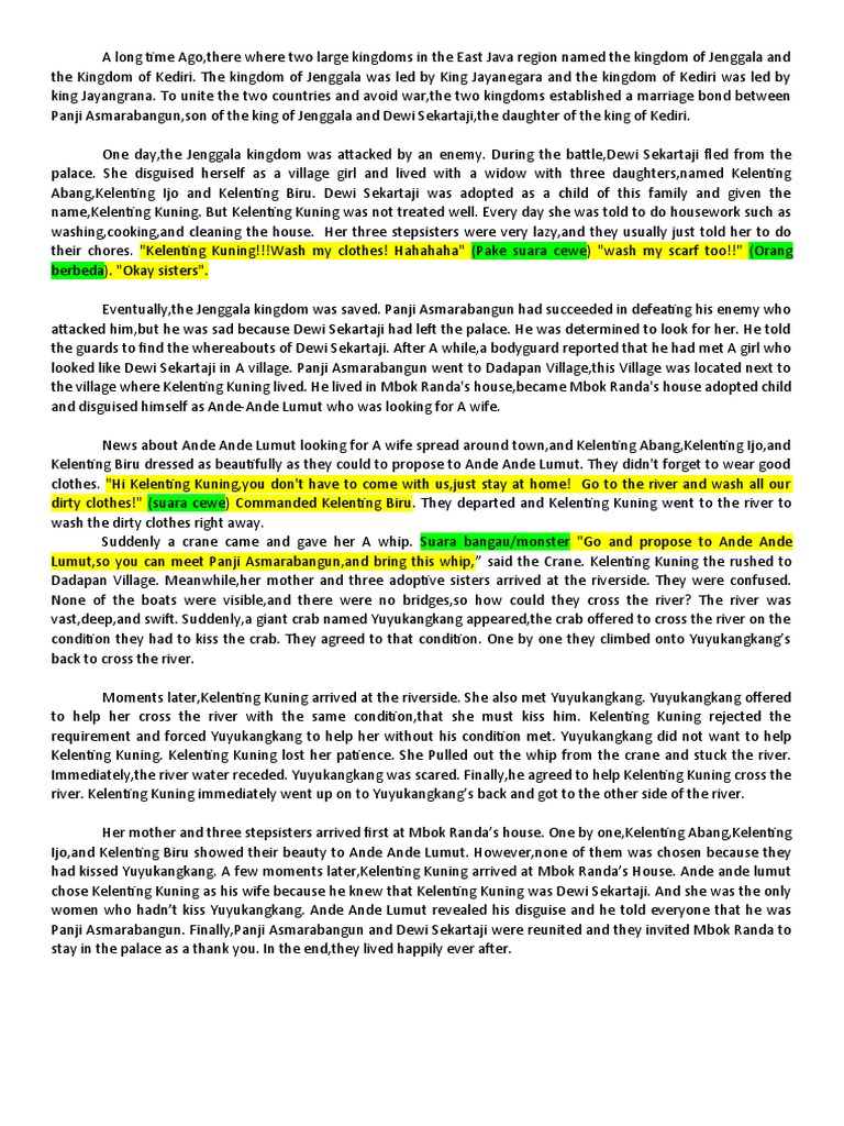 Ande Ande Lumut | PDF