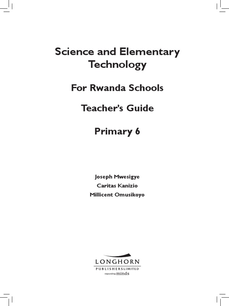 Set P6 TG | PDF | Educational Assessment | Learning