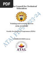 ATAL 6 Days Online FDP Scheme Document 2025-26 | PDF | University | Computing