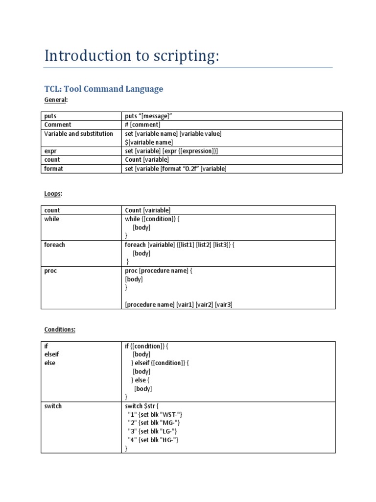 Introduction To Scripting Pdf Software Computer Science