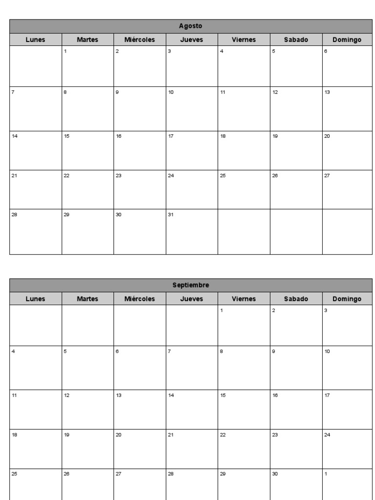 Calendario 2do Cuatrimestre | PDF