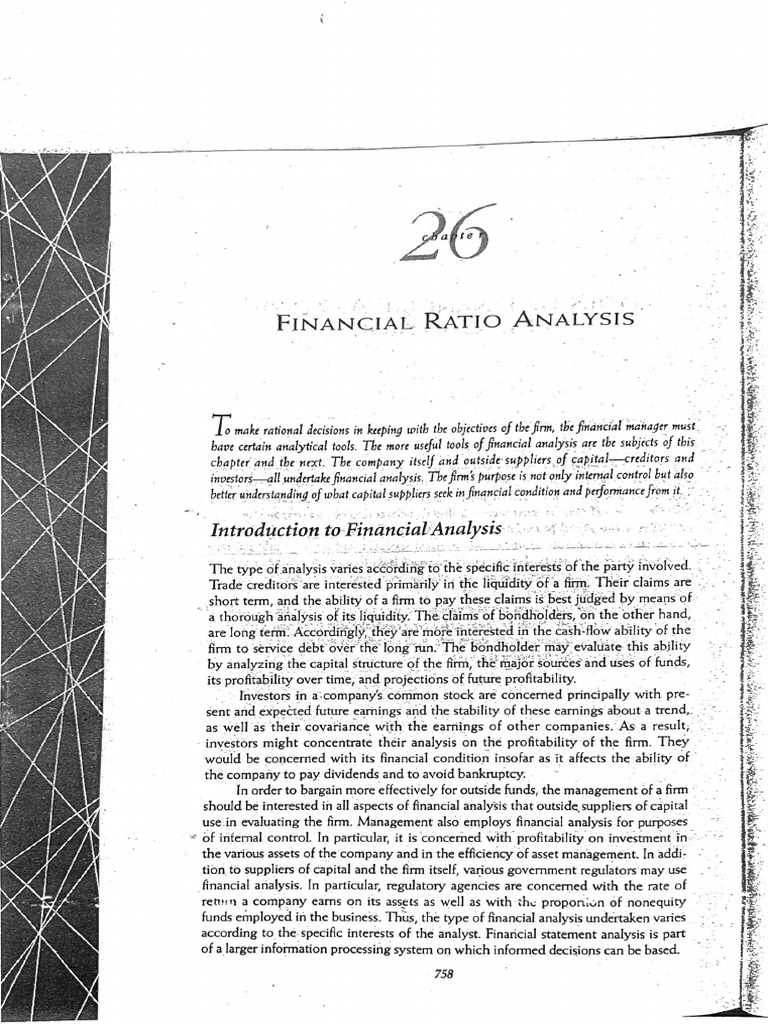 Financial Ratio Analysis | PDF