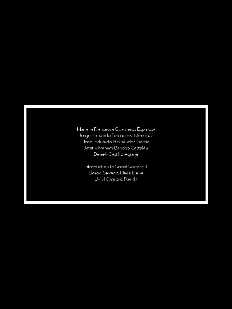 Activitie Intro Soc Sience 02 March 2023 Jafet BArroso | PDF | Young Adult